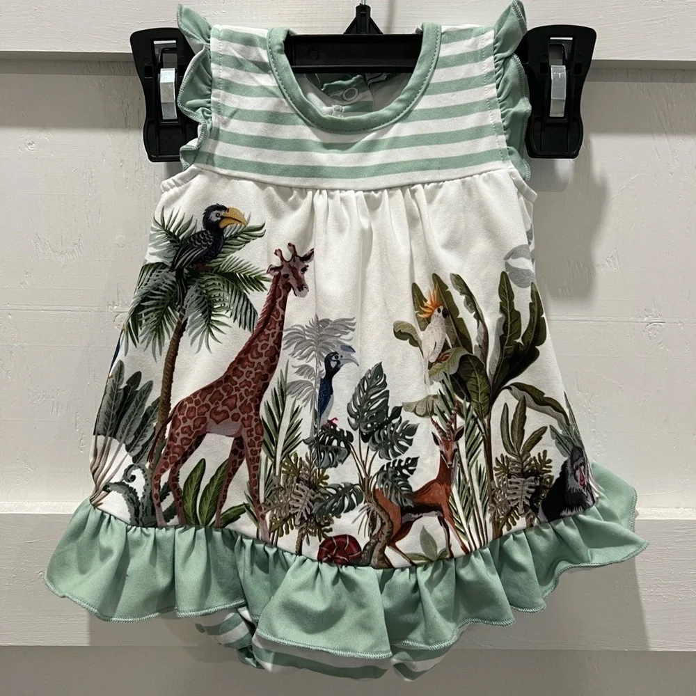 Millie Loves Lily | Dresses | Little Millie Safari Skirted Bubble ...